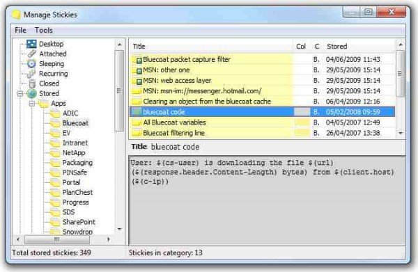 Sticky Notes For Windows XP, Vista – Windows XP Sticky Notes | PCs Place